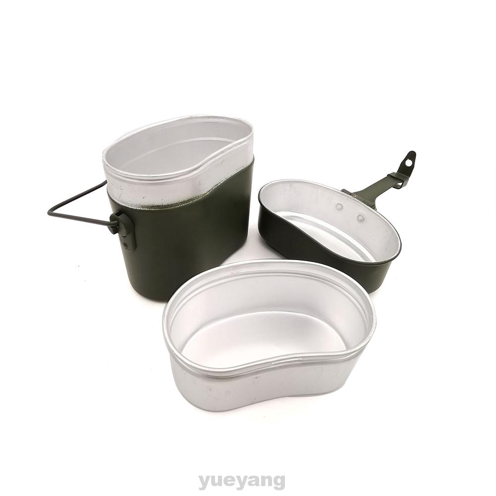 Outdoor Camping Tableware Aluminum Survival Durable Portable Lunch Box ...