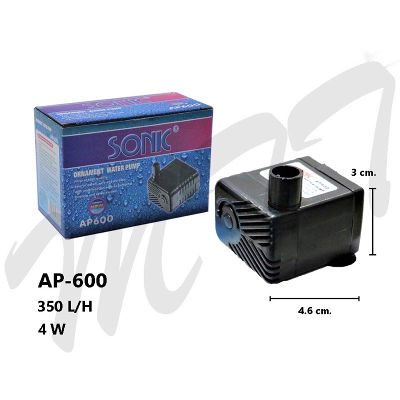 ปั๊มน้ำตู้ปลา Aquarium pond water pump SONIC AP-600 AP-1000 AP-1200 AP ...