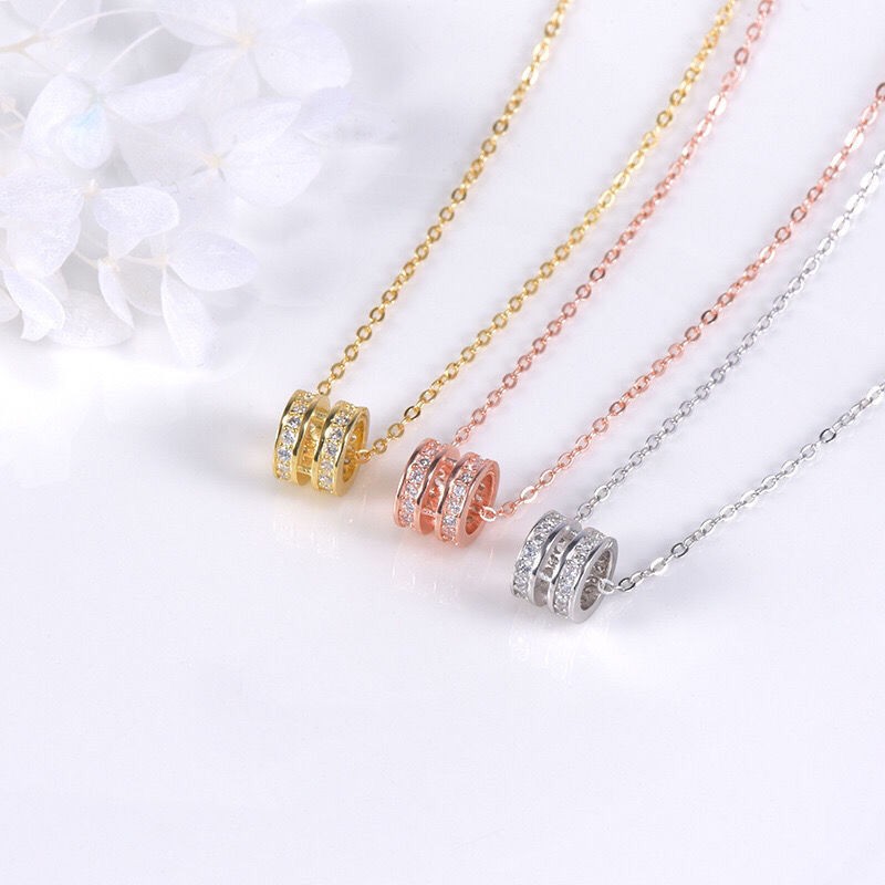 ☁☇ > เงินแท้สุทธิแดงแท้พิเศษ S925 สร้อยคอหญิงเอวเล็ก INS จี้กระดูกไหปลาร้า ทองคำ 18k วัน ...