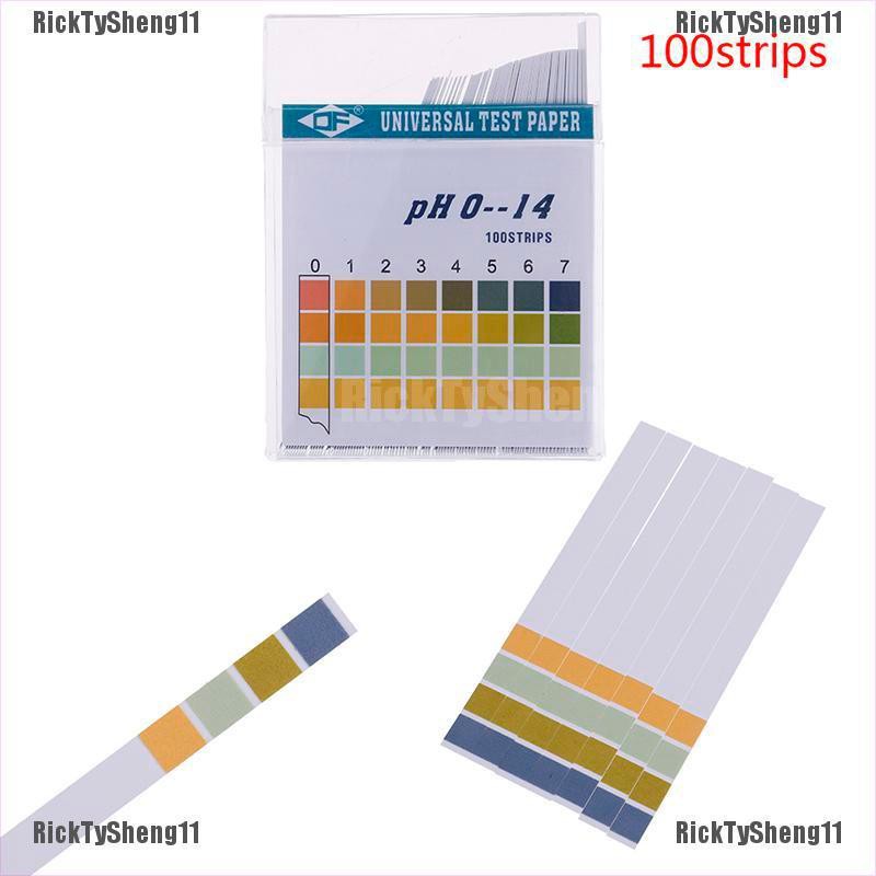 [COD RTS]100Pcs 0-14 PH Test Strips Litmus Paper Universal Alkaline ...
