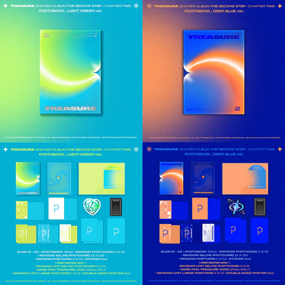 (YG Select POB) TREASURE - 2nd Mini Album Second Step Chapter Two ...