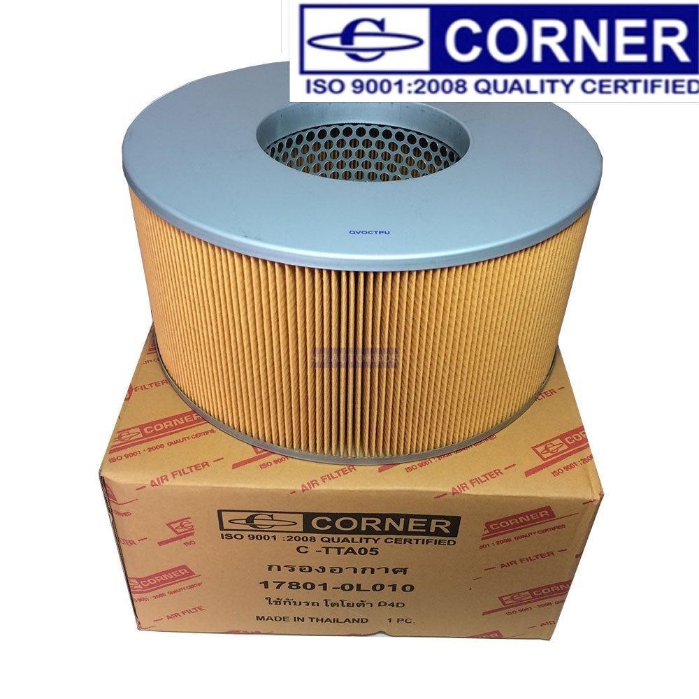 กรองอากาศ Corner Toyota Tiger D4D 2.53.0 เครื่อง 1KD2KD 17801-0L010 ...