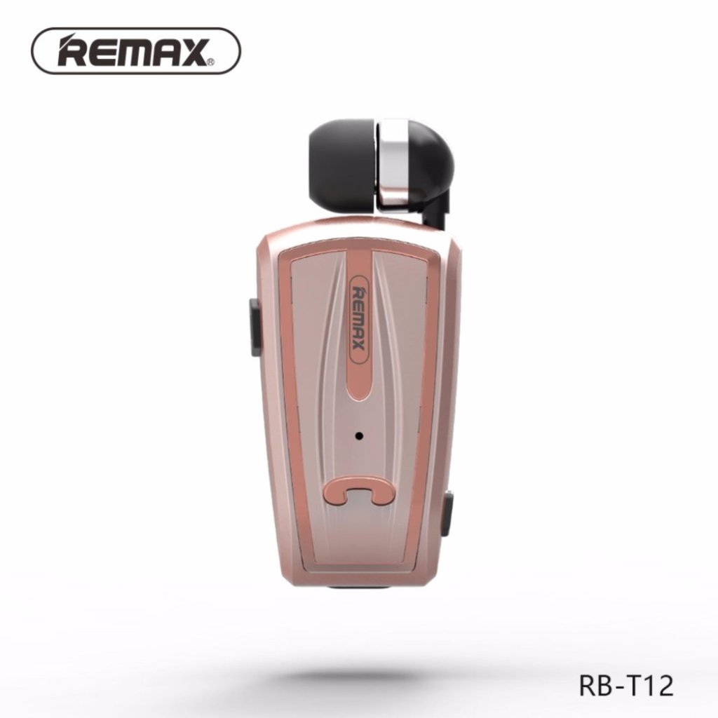 Remax Headphone Bluetooth Small Talk หูฟังบูลทูธ RB-T12 (Rose Gold)emax ...