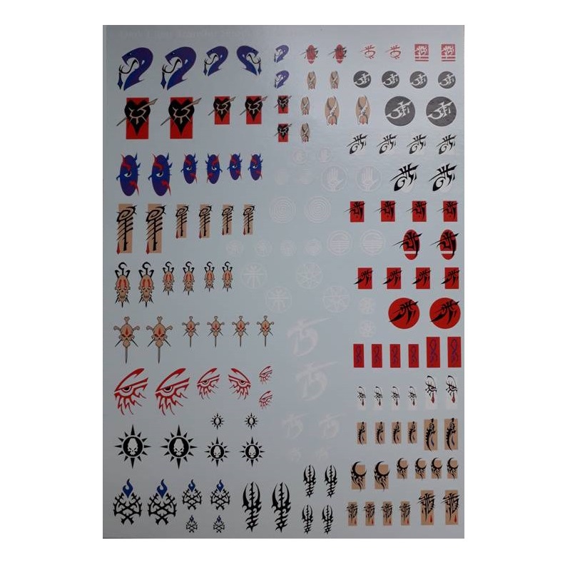 Drukhari - Transfer Decal Sheet - Warhammer 40k 40,000 Piety & Pain ...