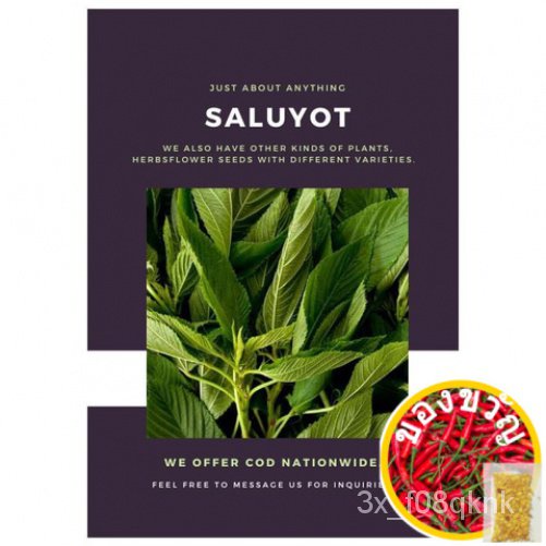 Saluyot Seeds for Planting (20 seeds per pack)芹菜手链母婴苹果儿童帽子鲜花种子生菜木瓜 8T5O ...
