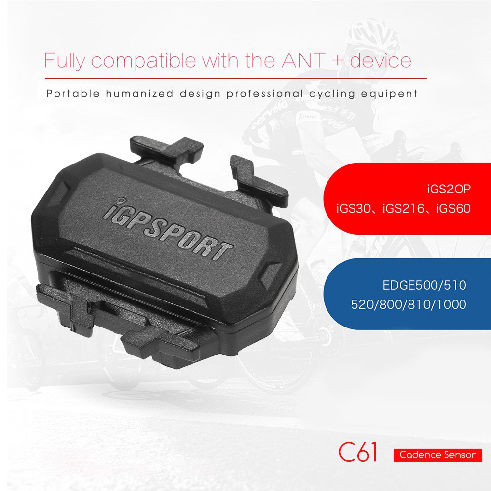 IGPSPORT ตัววัดความเร็วรอบขาของการปั่น BT 4.0 ANT Cadence Sensor ...