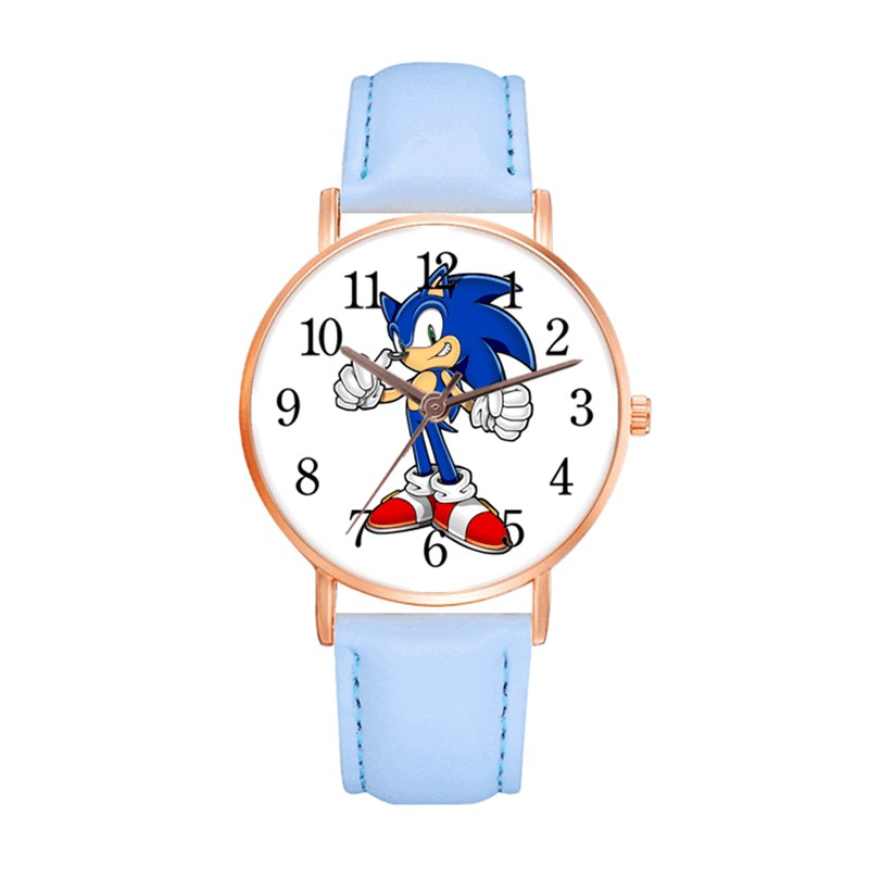 ดู：New Sonic Watch Kids Leather Digital Quartz Watches Children Cartoon ...