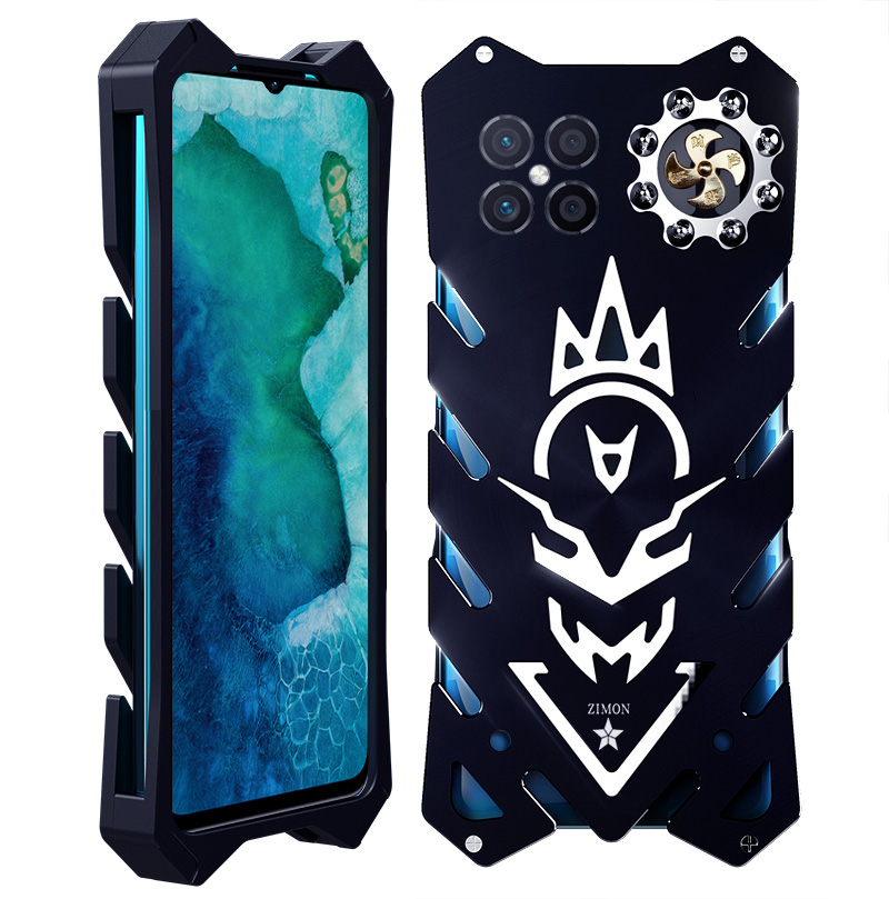 Huawei Mate 40 Pro Plus 5G/Nova 8 Pro/8SE Casing personality Punk locomotive Heavy Duty Armor ...