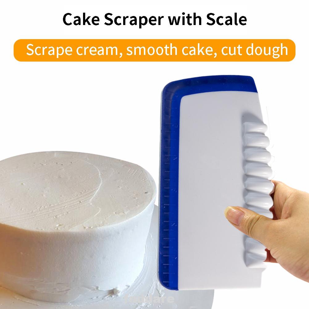 Reusable Plastic Multipurpose DIY Easy Clean Cake Scraper - faddare.th ...