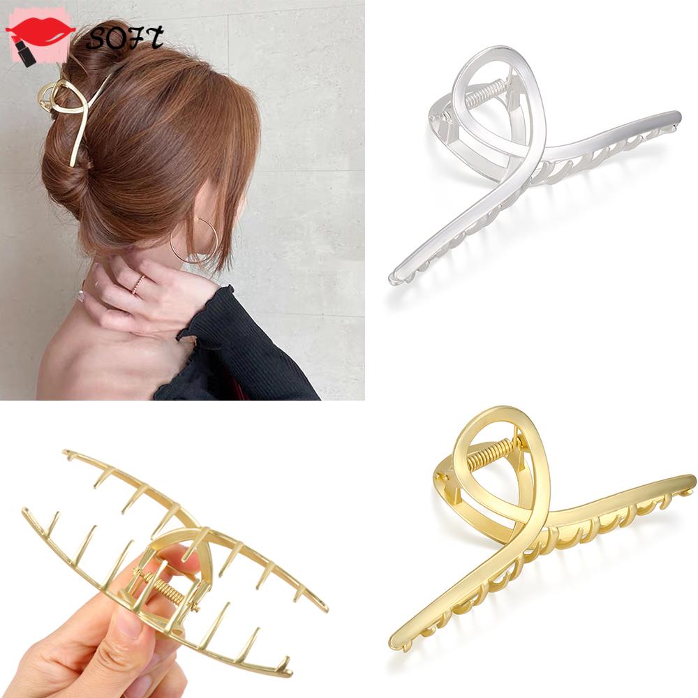 Women Lady Hairpin Large Size Hair Clips Clamp Hair Claw Hair Pins Hair ...