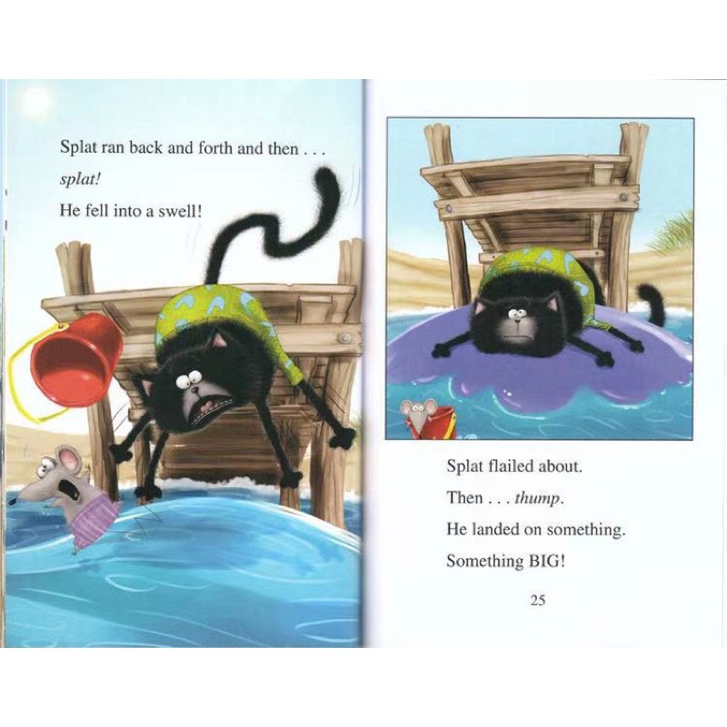 I Can Read Level 1 - Splat The Cat 16 Stories Books Set (No CD ...