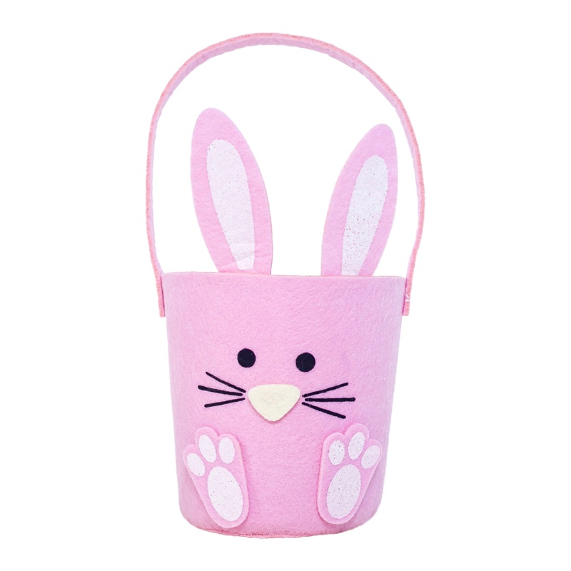 Wmmb กระเป๋า Tote ตะกร้าหูกระต่ายยาวพร้อมที่จับสําหรับบ้านเทศกาลปาร์ตี้ ...