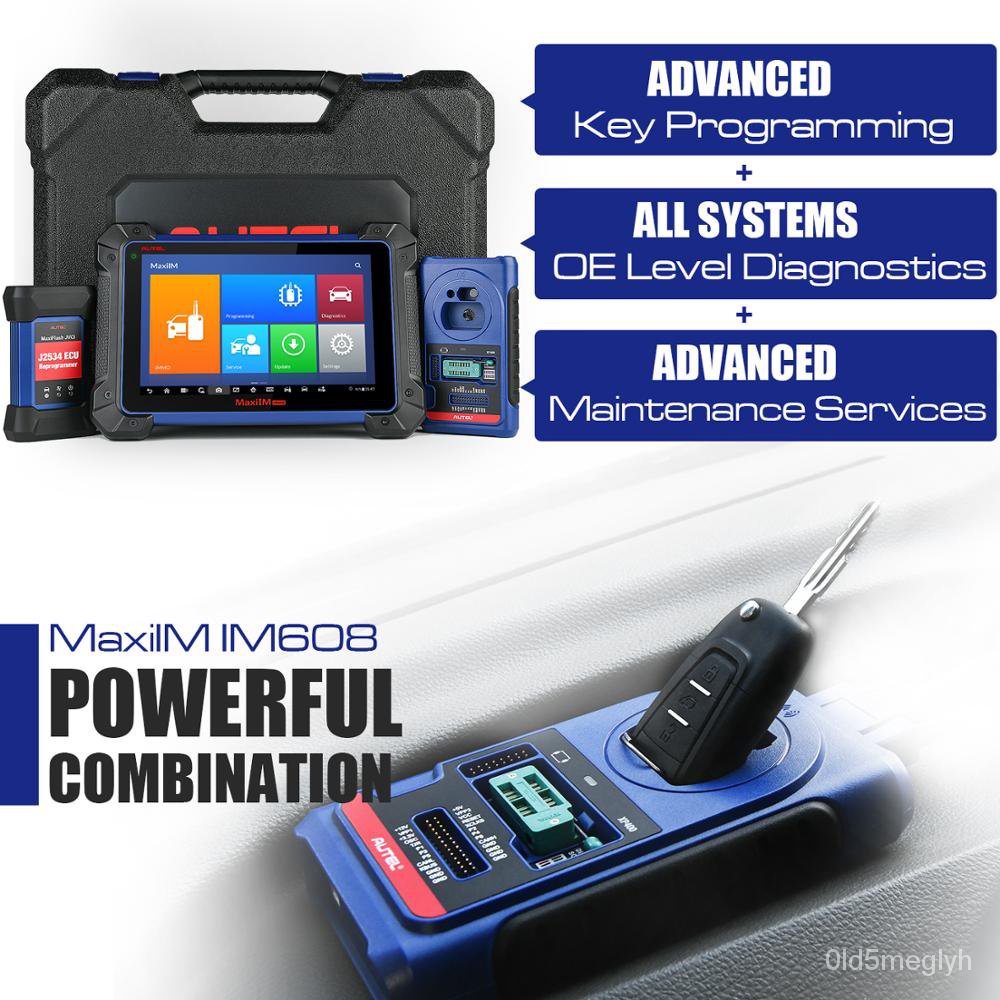 Autel MaxiIM IM608 OBD2 Diagnostic Tool IMMO Key Programming Tool Key ...