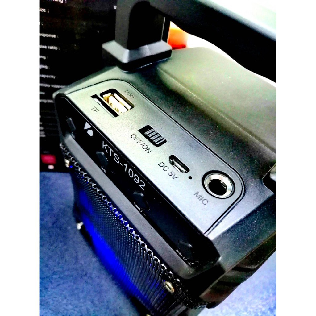 ลำโพงบลูทูธ เสียงเบสหนัก KTS-1092 - samurai168.official - ThaiPick