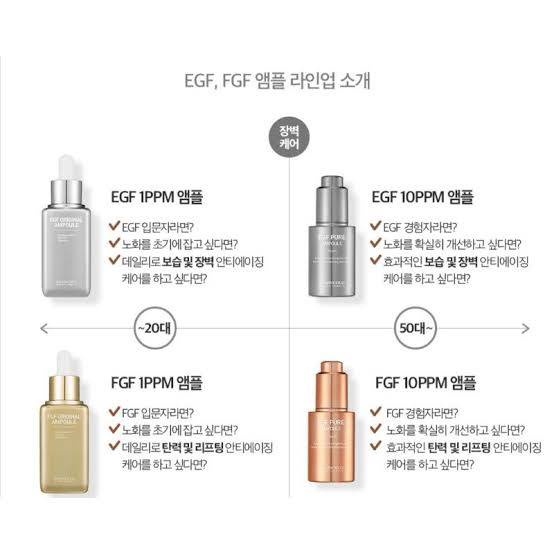 พร้อมส่งของแท้ 100 Swanicoco EGF RH PURE Ampoule 1ppm 30ml 10ppm 30ml - gejaak - ThaiPick