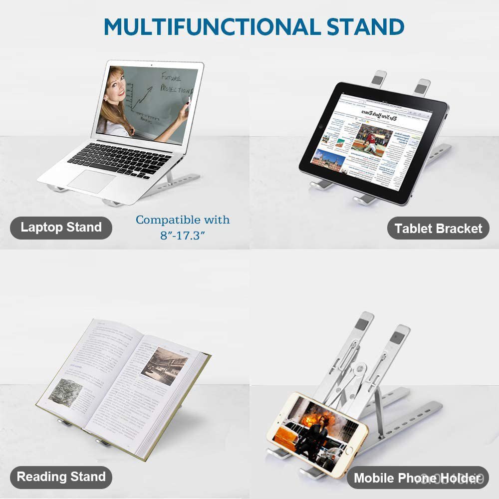Collapsible Laptop Stand Laptop Holder Foldable laptop stand Desktop ...