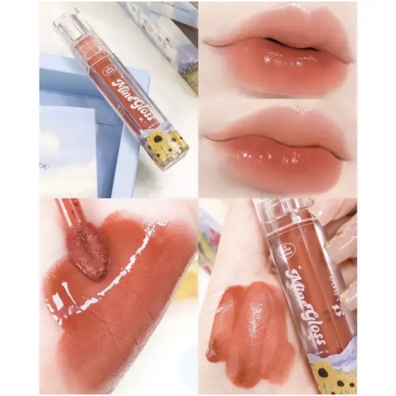 พร้อมส่ง ของแท้ลิปทินต์กลอสจีวาน่า กลอสดอกไม้ ลิปทินต์กลอสฉ่ำวาว Gvana ...