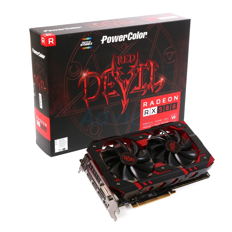 RX580 8G การ์ดจอ RED DEVIL LED ประกันยาว 03/2021 | Shopee Thailand