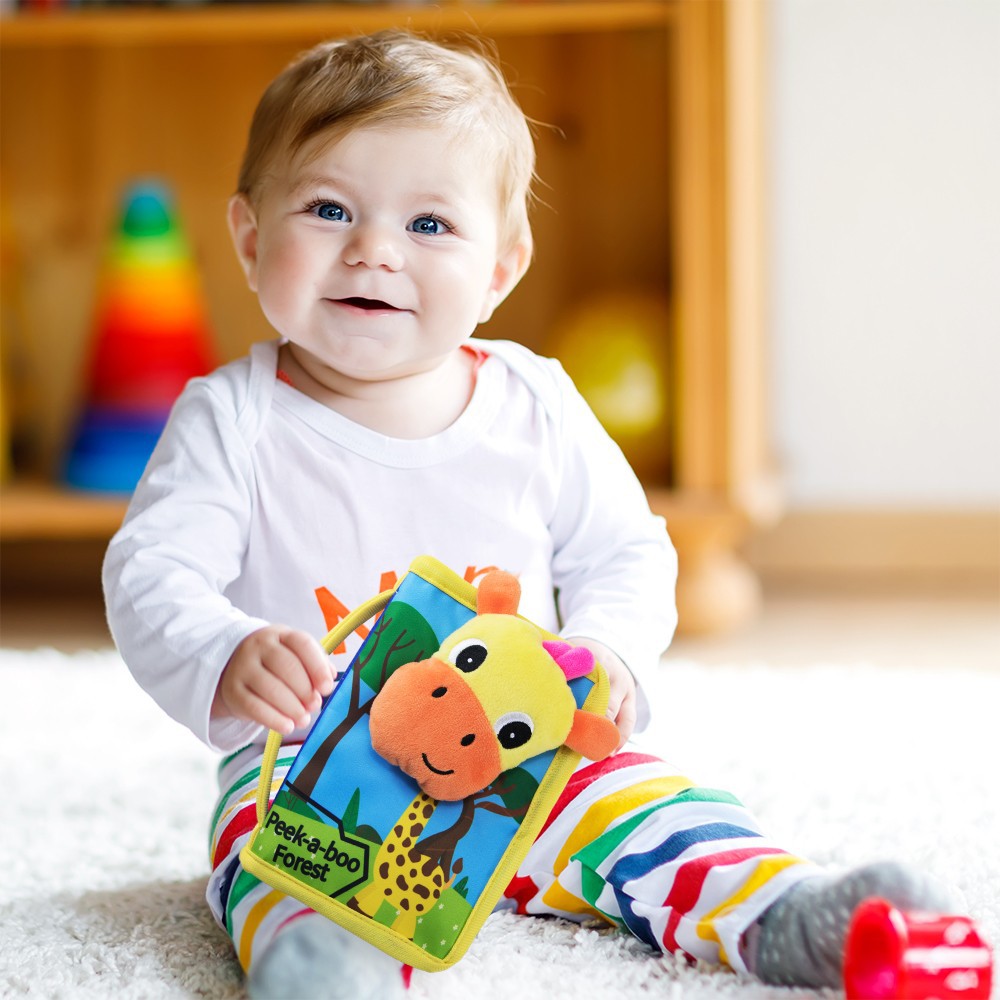 TEYTOY 2pcs Baby Soft Cloth Book Toddlers Early Education Toy Forest ...