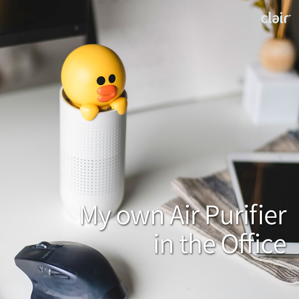 Clair x LINE FRIENDS SALLY เครื่องฟอกอากาศในรถยนต์แบบพกพา รับประกัน 1 ...