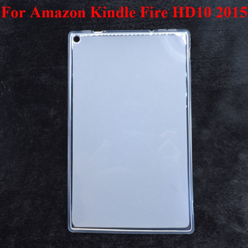 เคสแท็บเล็ต TPU แบบนิ่มลาย Amazon Fire HD 10 2015 2017 2019 Kindle Fire ...