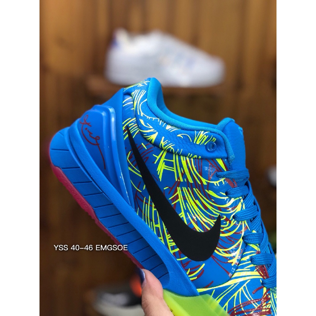 ของแท้ จัดส่งฟรี Nike Kobe 4 Protro ZK4 รองเท้าบาสเก็ตบอล รองเท้ากีฬา ...
