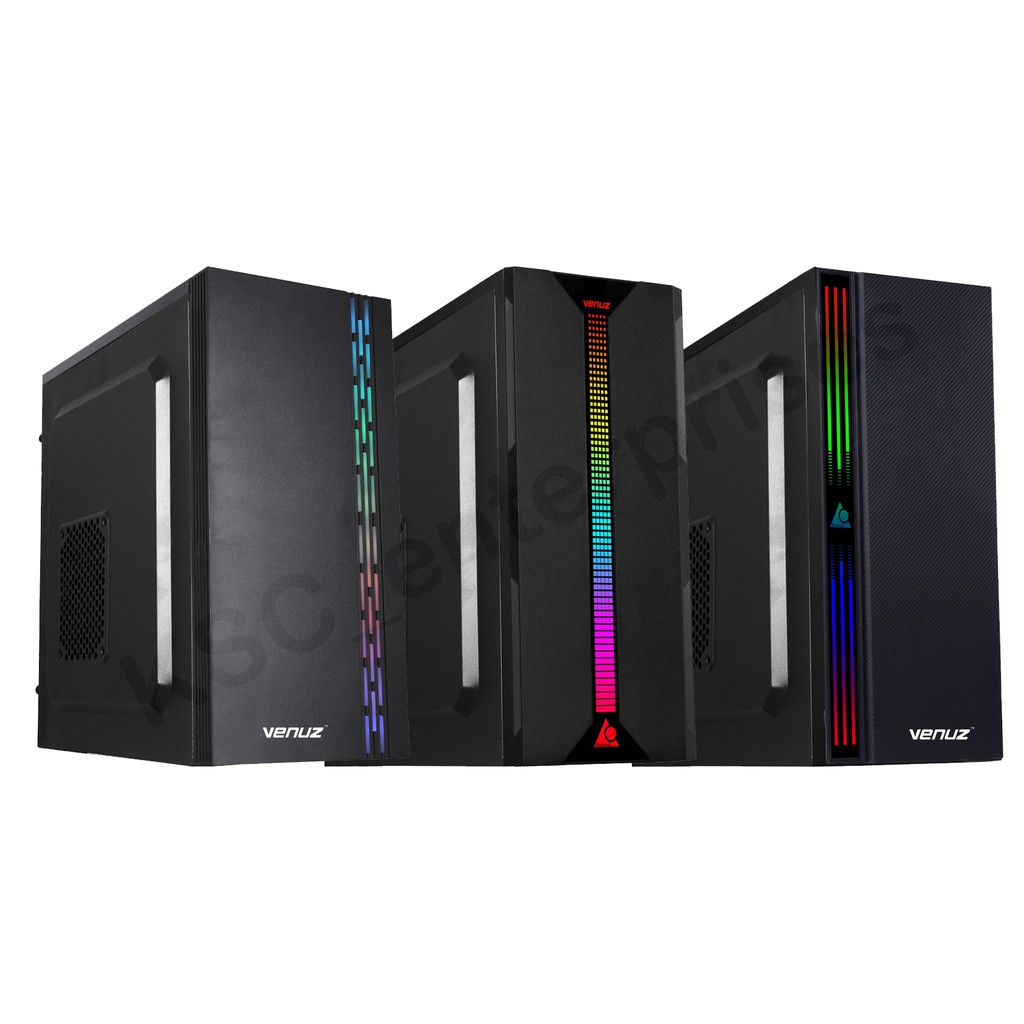 VENUZ ATX Computer Case VC 1915 1917 1918 1919 with RGB LED (มาแทน 1612 ...