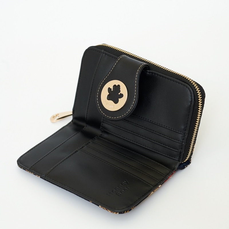 Henneybear HW-111 ลายคราวแบร์กระเป๋าสตางค์ใบกลาง ทรงสวยน้ำหนักเบา ...