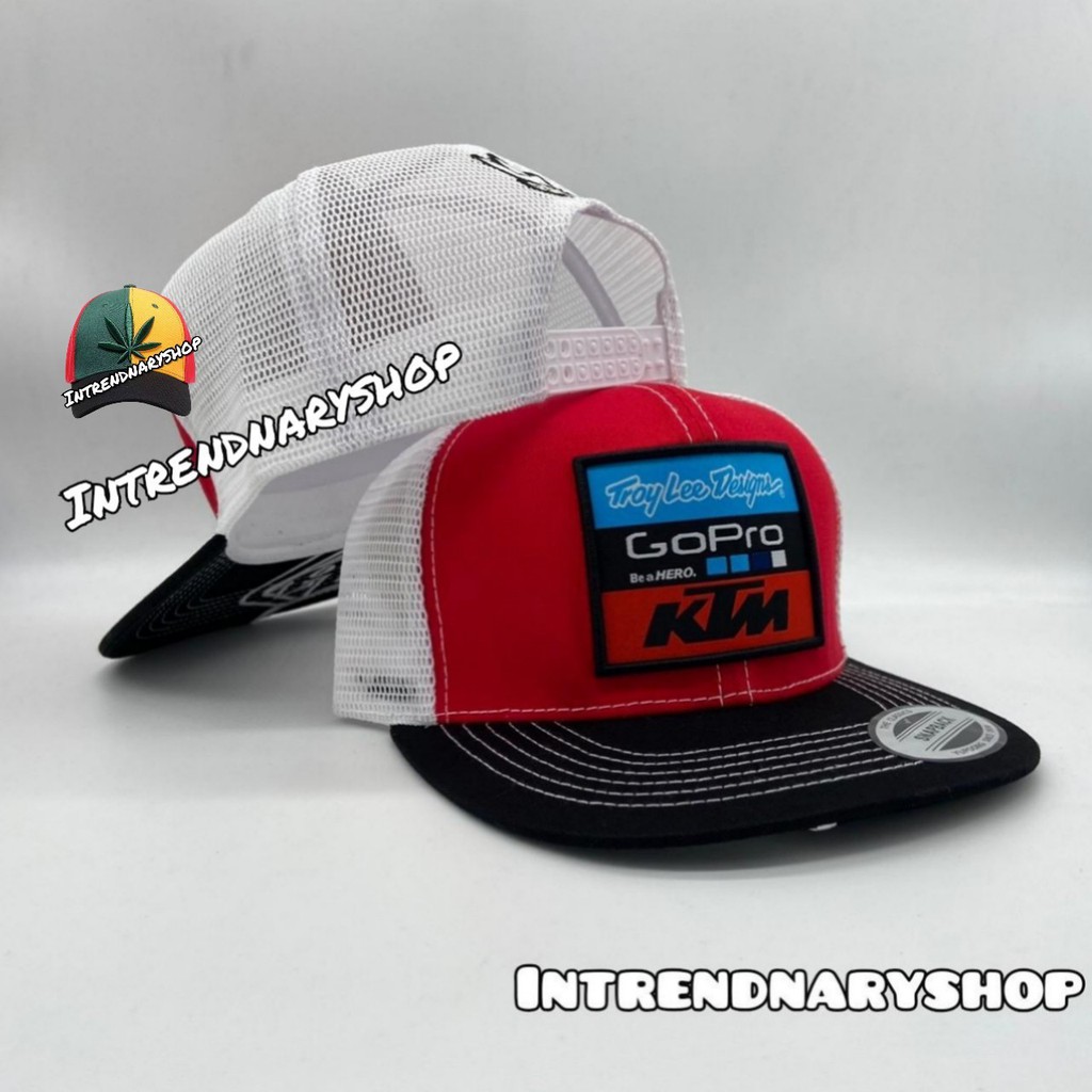 หมวก หมวกตาข่าย หมวกวินเทจ โลโก้ Vintage Troy Lee Designs TLD KTM ...