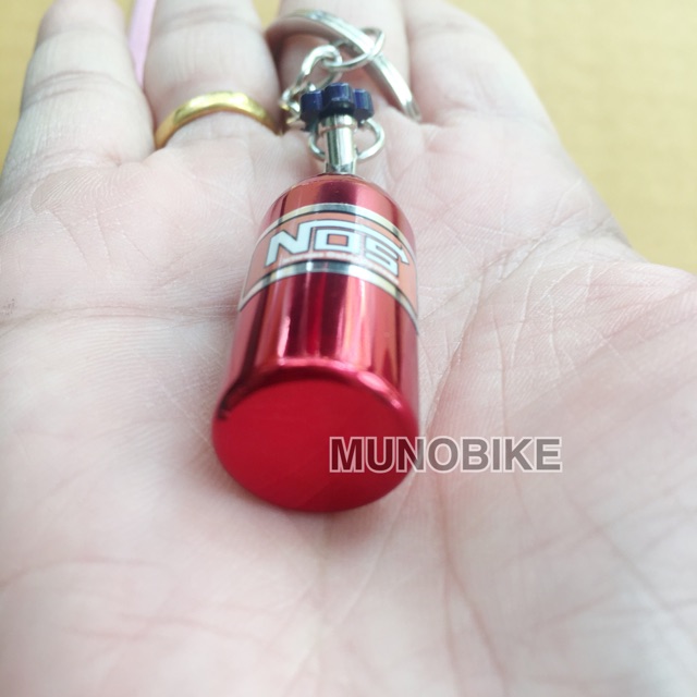 ลดราคา พวงกุญแจถังไนตรัส Nos Mini สีแดง พวงกุญแจ Nos พร้อมส่ง ...