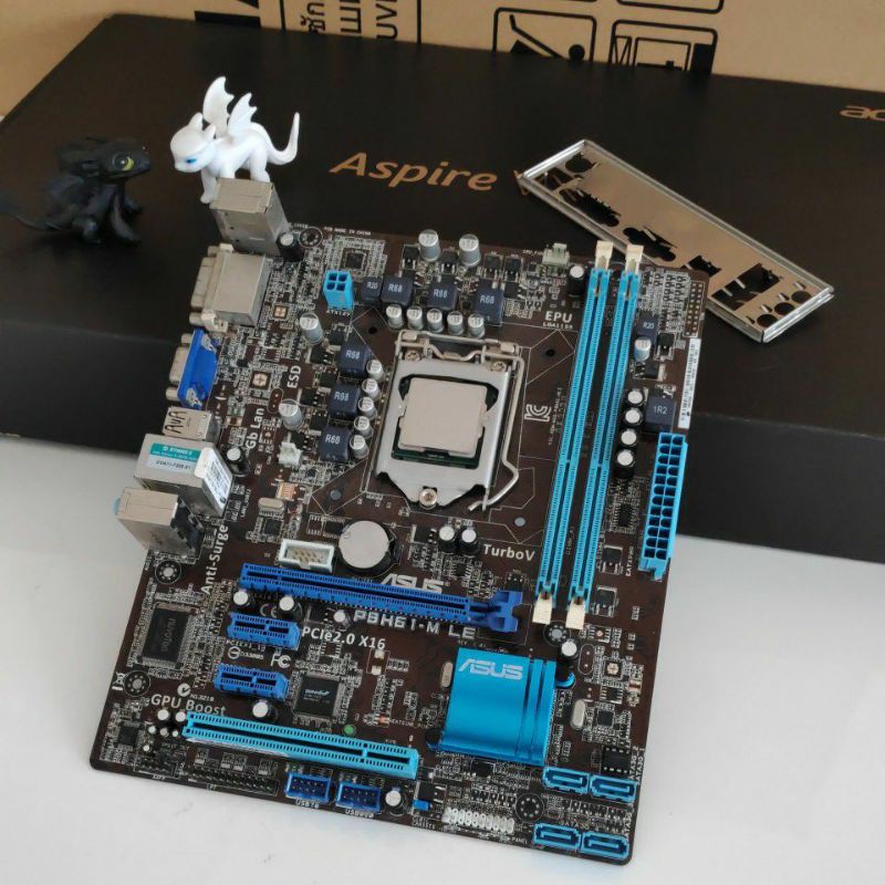 เมนบอร์ด 1155 Mainboard ASUS P8H61-M LX LGA1155 DDR3 + i3-2120 ...