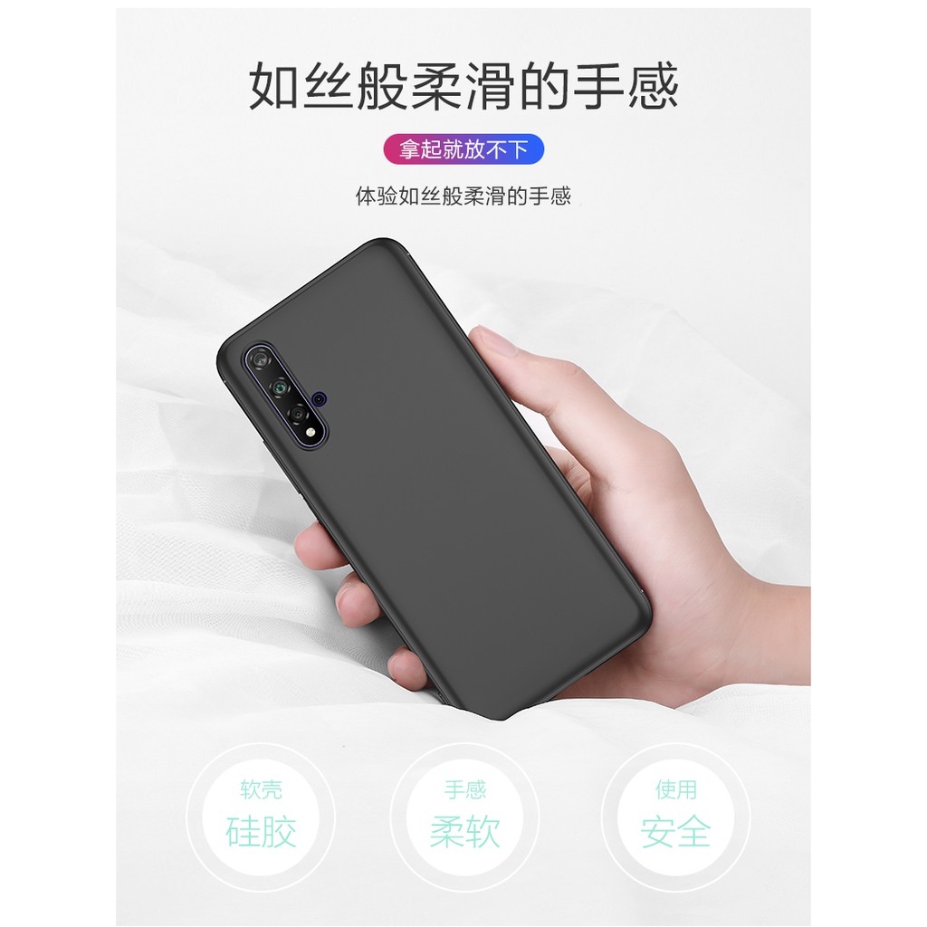 Huawei เคสโทรศัพท์ซิลิโคน nova5pronovaproสีดำseaหนึ่งal10นุ่มseaal00กัน ...