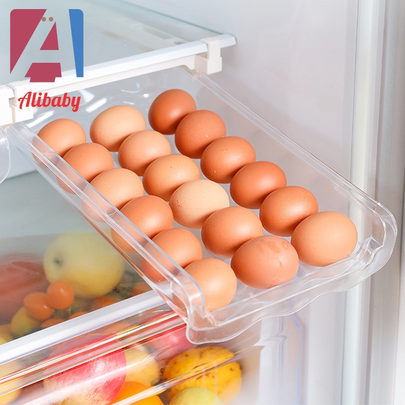 Hanging Eggs Storage Box Rack Automatic Egg-rolling Transparent Fresh ...