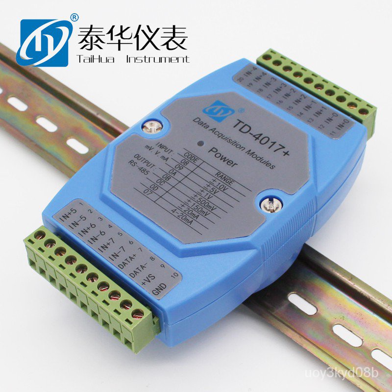 Industrial-grade eight-channel analog signal acquisition card 4-20mA10V ...
