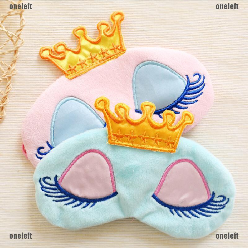 jak* 1X Eyes Cover Princess Crown Style Travel Sleeping Blindfold Shade ...