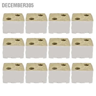December305 12pcs Grow Block Fast Absorption Mini Double Hole Cultiwool ...