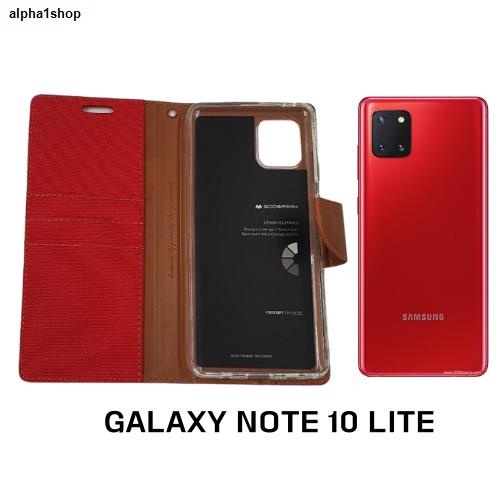 ในสต็อกส่งจากกรุงเทพฯเคส MERCURY CANVAS DIARY-SAMSUNG GALAXY NOTE 10 ...