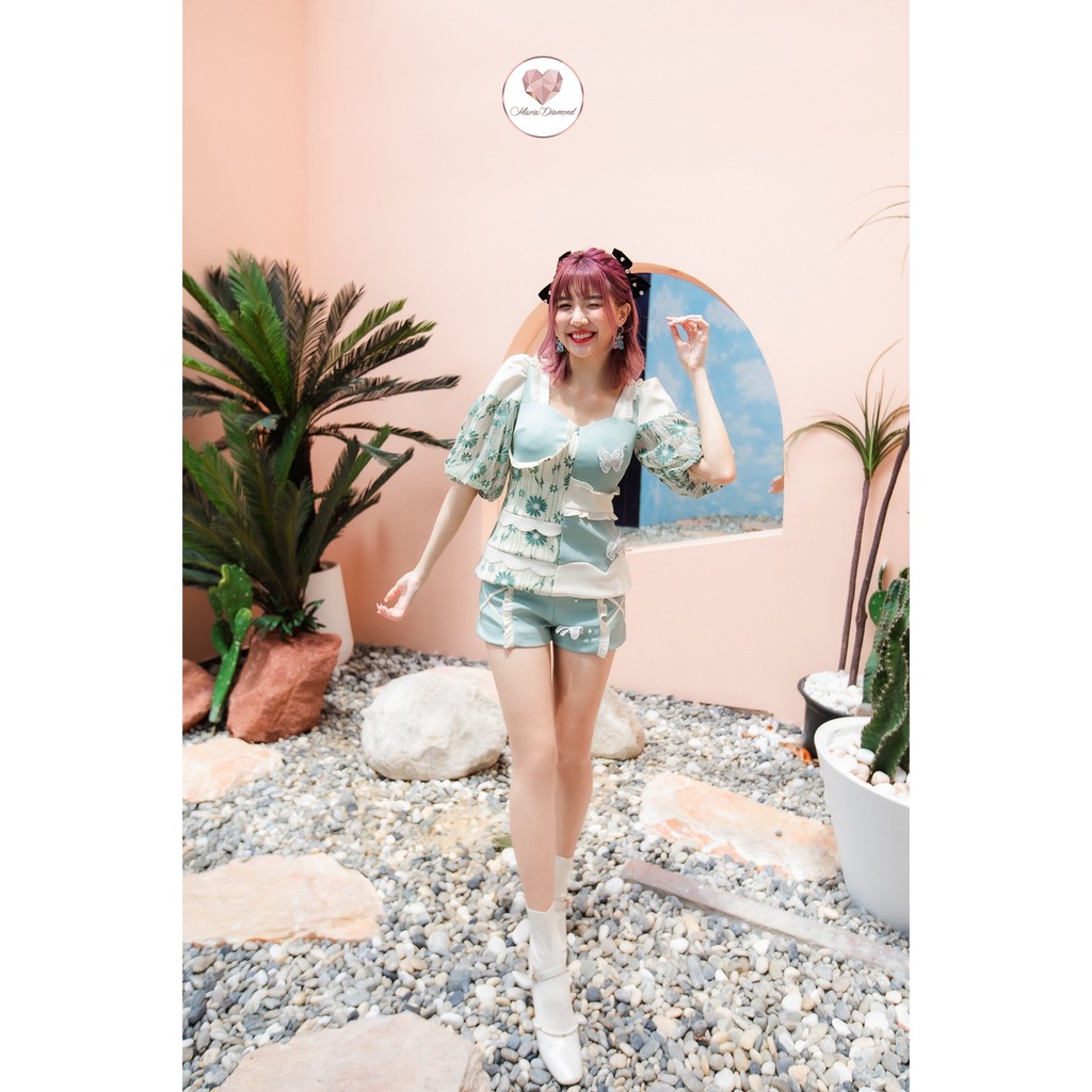 Maria Diamond Brand การันตีเสื้อผ้าแบรนด์แท้Set เซ็ทเสื้อกางเกงขาสั้น ...