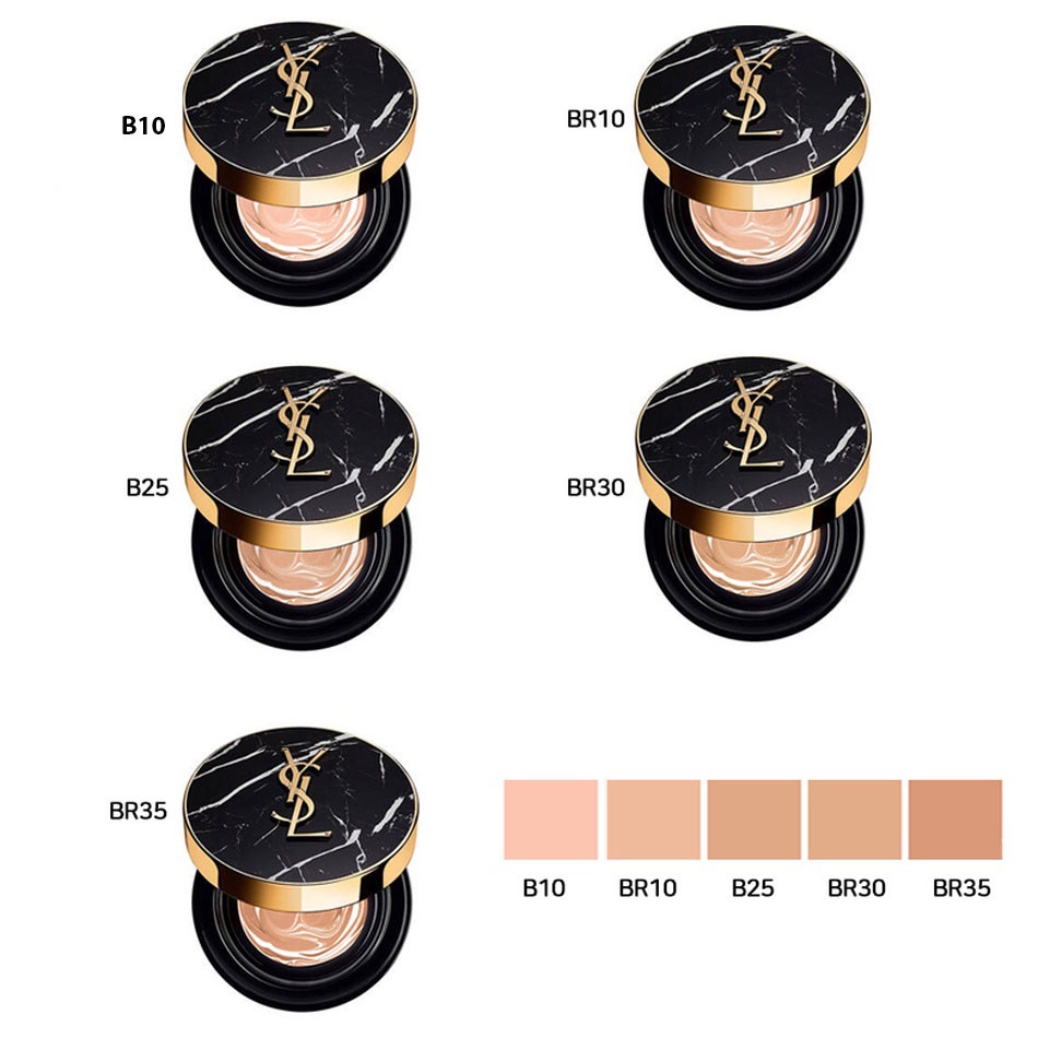 ป้ายไทยรองพื้นคุชชั่นYSL LE CUSHION ENCRE DE PEAU 14g YSL MARBLE ESSENCE CREAMPACT REFILL14g ...