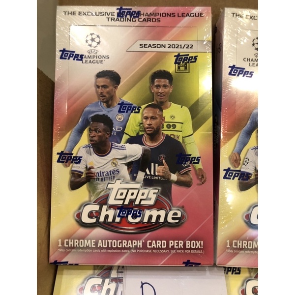 พร้อมส่ง2021-22 Topps Chrome UEFA Champions League Hobby Box - rungrrb42 - ThaiPick
