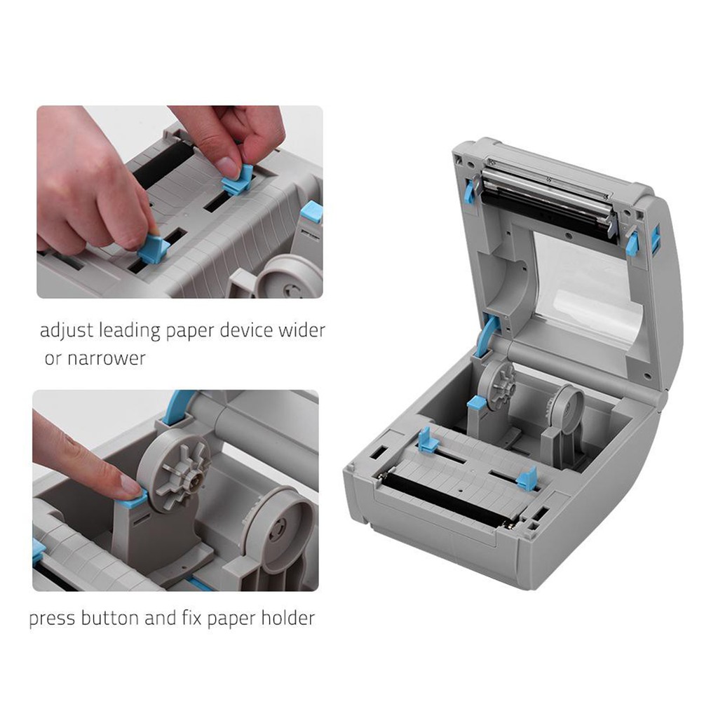 ZJiang ZJ-9210 (USBBlutooth) Label Printer Sticker ฟรีกระดาษ1 ม้วน ...