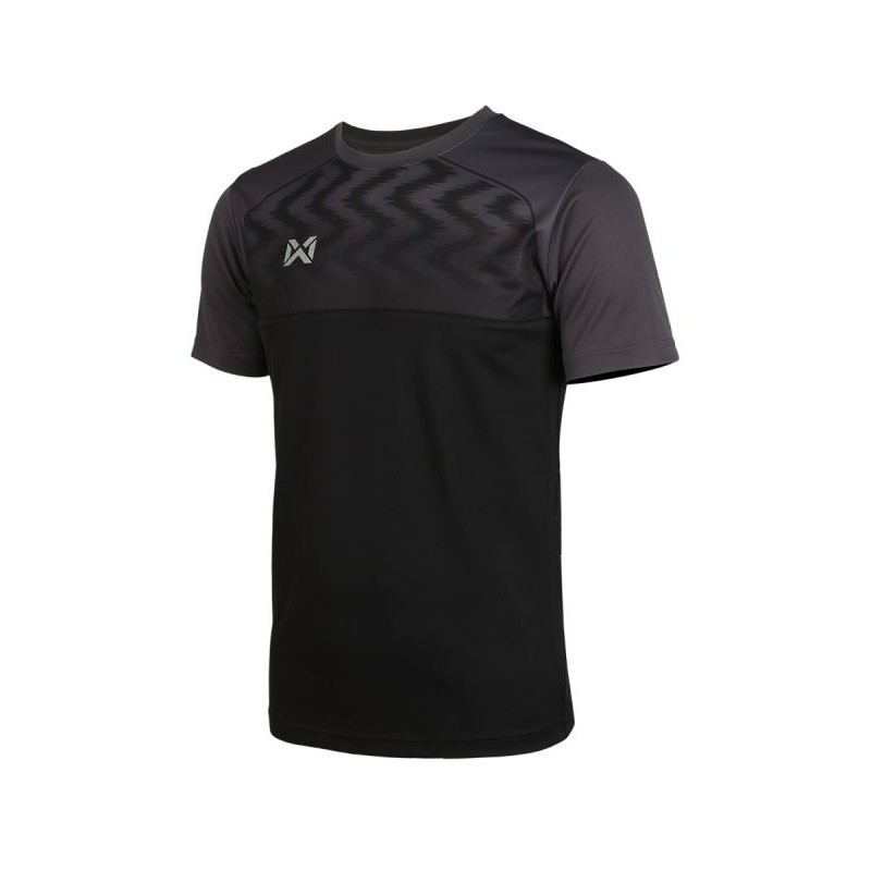 WARRIX เสื้อกีฬาฟุตบอลคอกลมตัดต่อ WA-FBA573 - vsports_official - ThaiPick