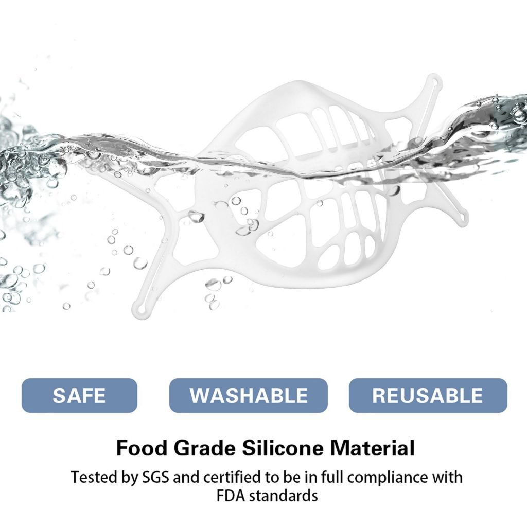 Silicone mask inner support pad increases 3D mask bracket anti stuffy ...