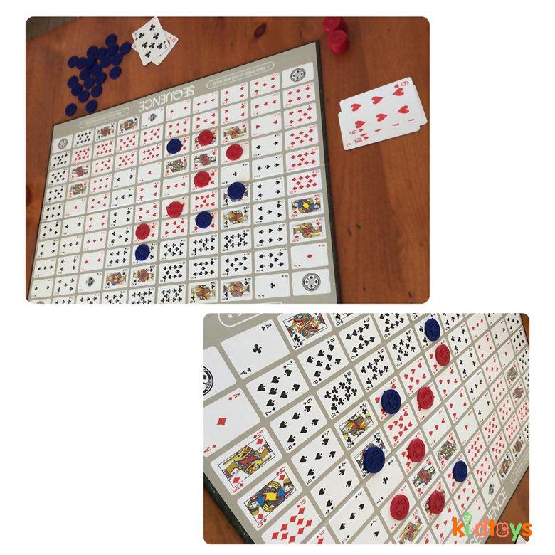 เกมการ์ด sequence game ของเล่นสําหรับเด็ก RytJ - x4am_br2oa - ThaiPick