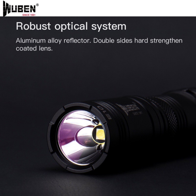 WUBEN E10 OSRAM P9 1200LMS 215M EDC Flashlight - emergencygearbackpack ...