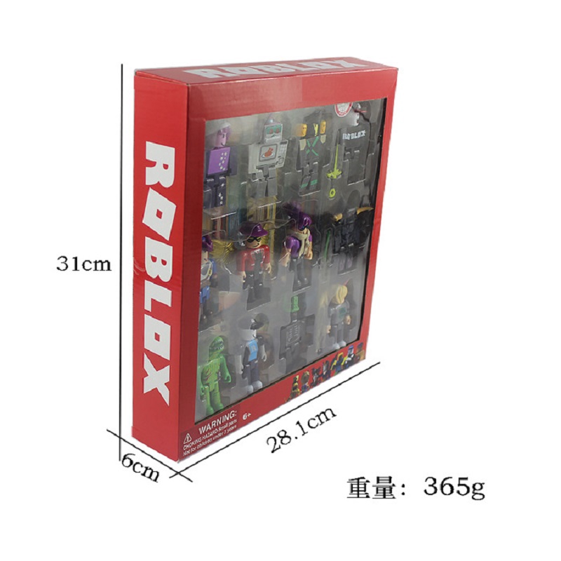 Roblox ของเล่นโมเดลตุ๊กตาฟิกเกอร์ Roblox Building Blocks 12 ชิ้น ...