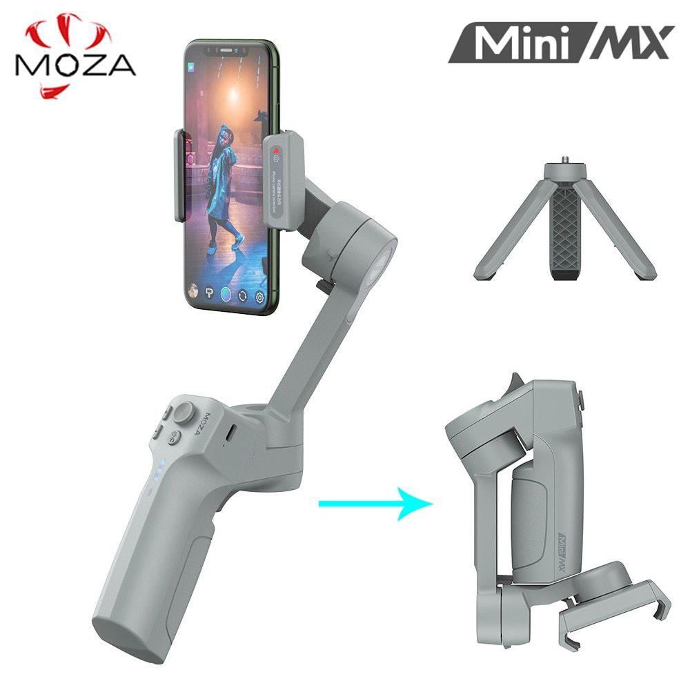 [ เหลือ 2,140 บ. โค้ด PE7QKHA9 ️] MOZA Mini MX ไม้กันสั่น 3 แกน พับได้ ...