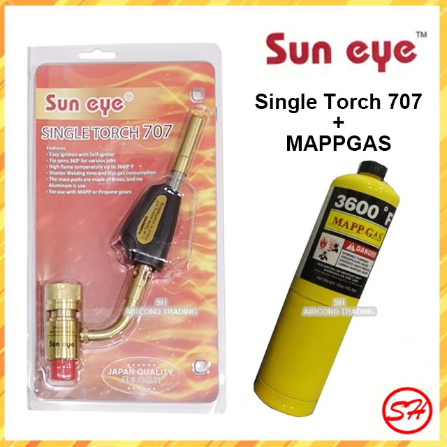 หัวเชื่อม MAPP GAS Hand-torch รุ่น ใช้ต่อกับแก๊สกระป๋องMAPP สีเหลือง ...