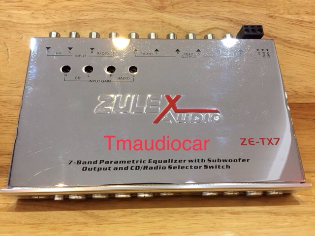 ปรี Zulex-ZE-TX7 7Band(ปุ่มพับเก็บได้) - tmaudiocar - ThaiPick
