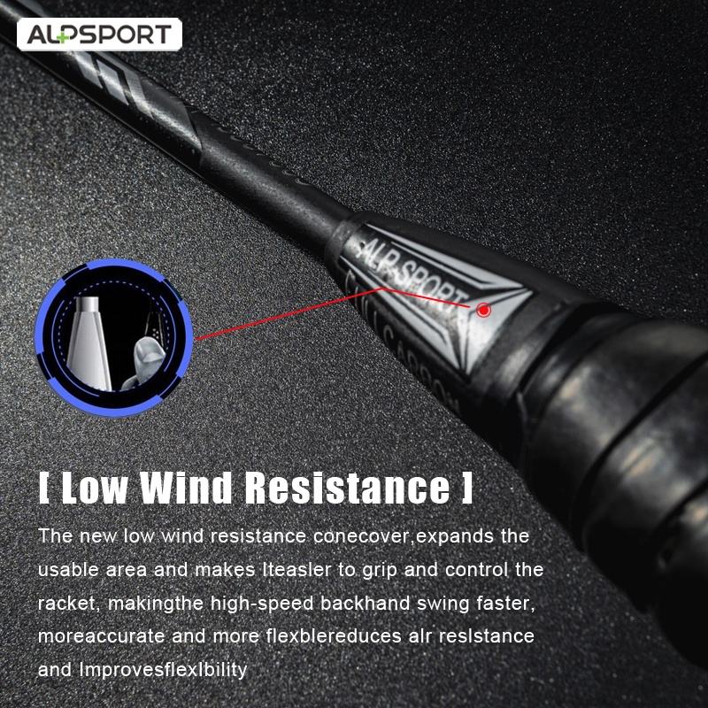 ALP RR 2 ชิ้น กระเป๋า 2 กาวมือ 4U ไม้แบดมินตัน G5 ไม้แบดมินตันฟูล ...